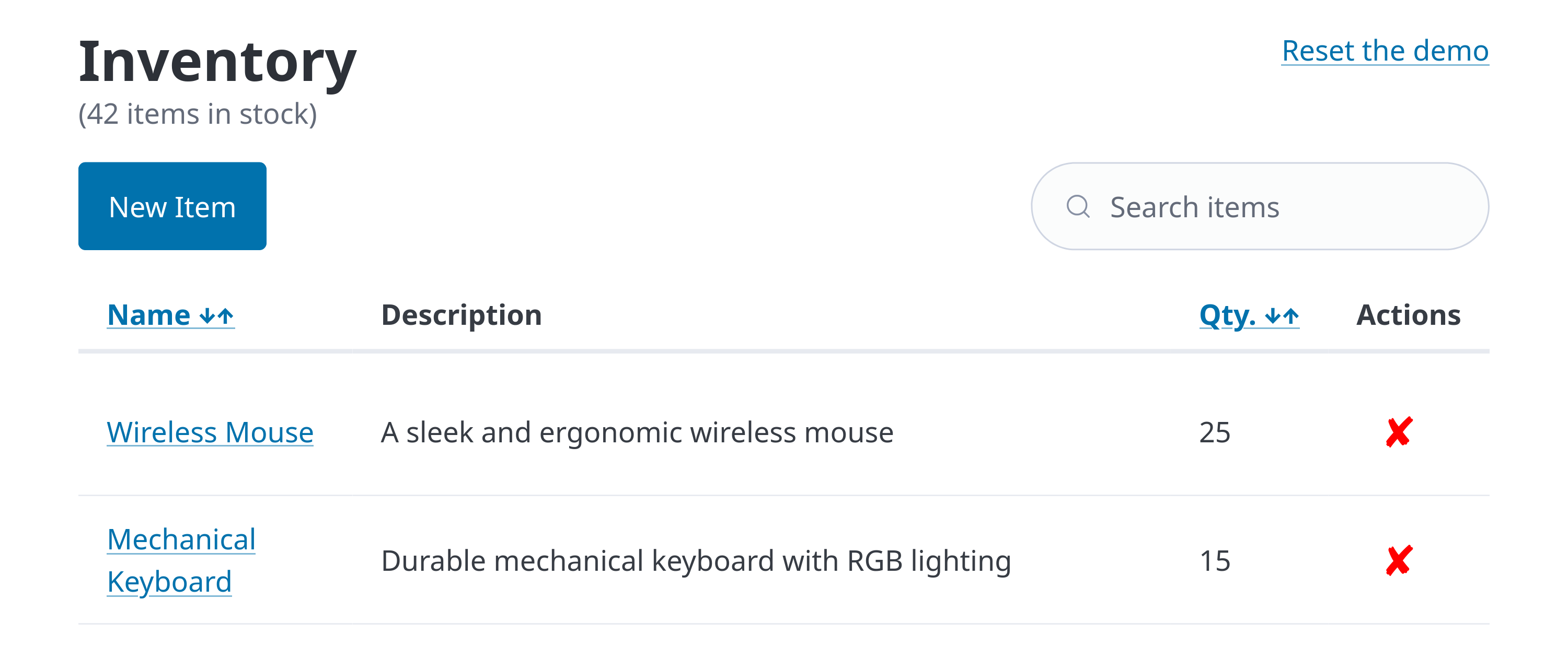 Advanced Data Table with HTMX — Benoit Averty